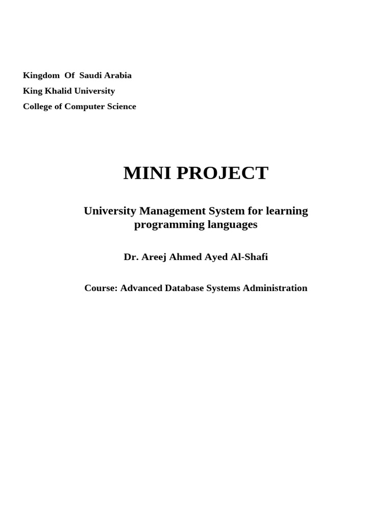 University Management System | PDF | Databases | Data Model