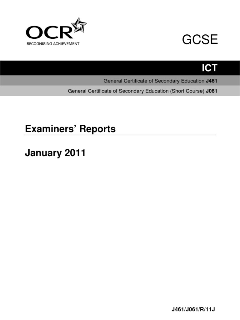 ICT GCSE Marking | PDF | Educational Technology | Test (Assessment)