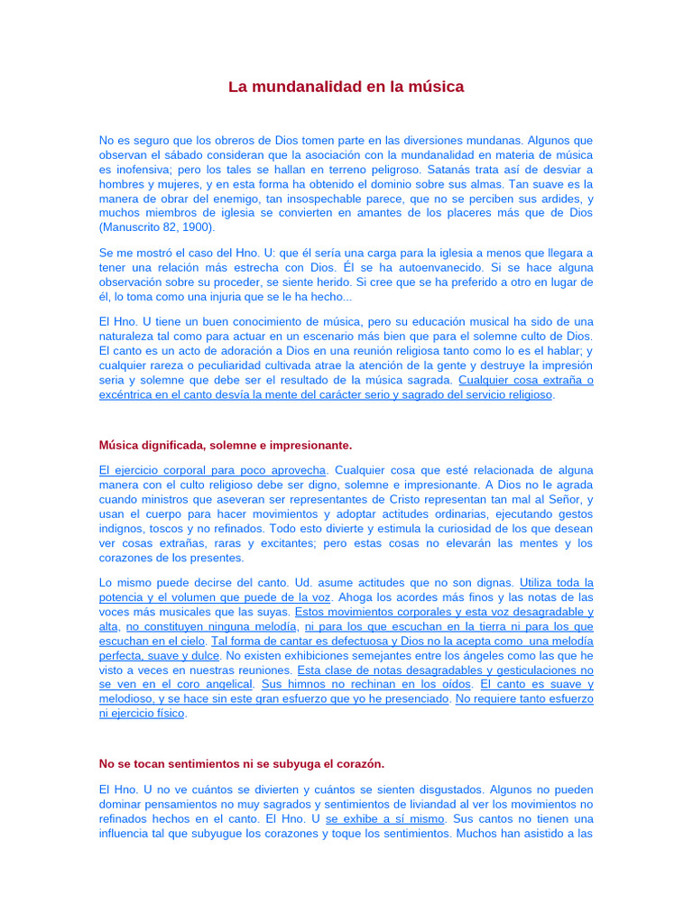 04 La Mundanalidad de La Música | PDF