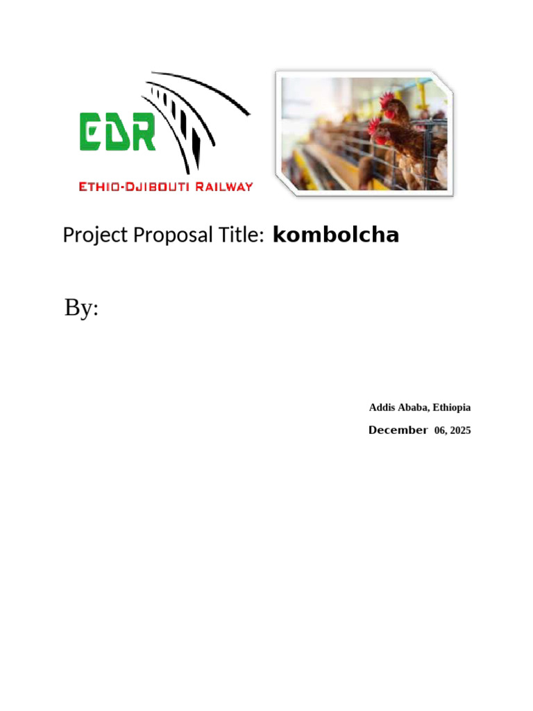 Kombolcha Poultry Farm Project Proposal | PDF | Risk | Taxes