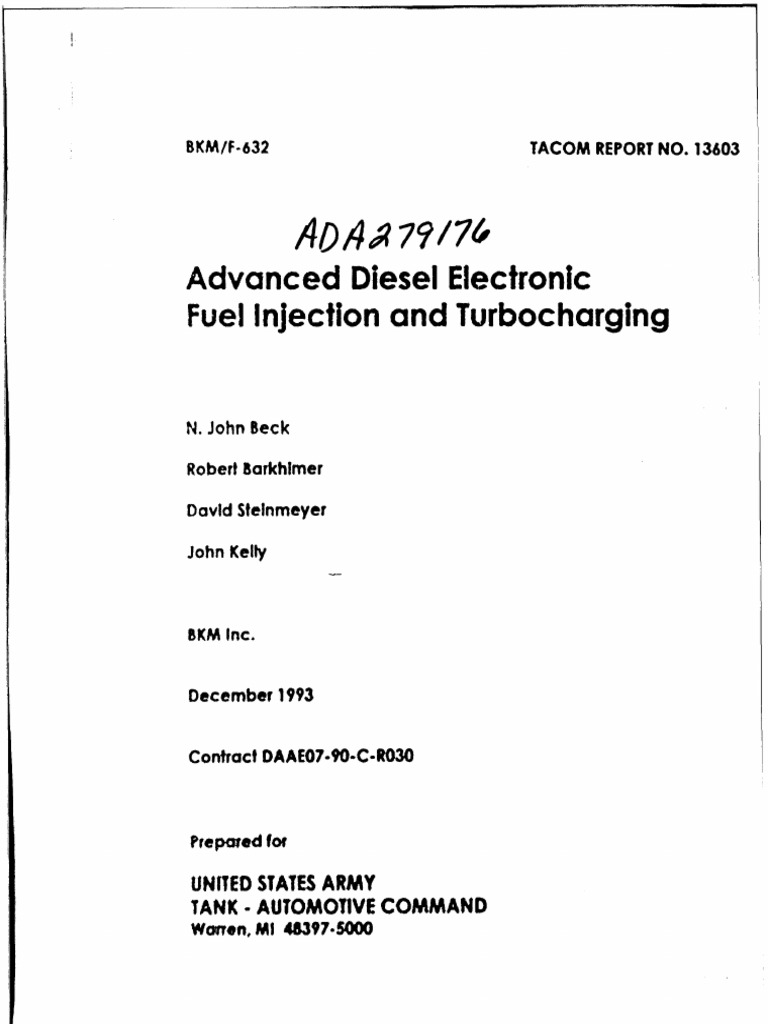 Advanced Diesel Electronic Fuel | PDF | Turbocharger | Fuel Injection