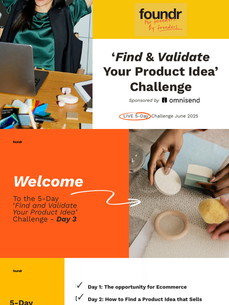 Day 3 June 2025 - 5 Day Challenge Find & Validate Your Product Idea ...
