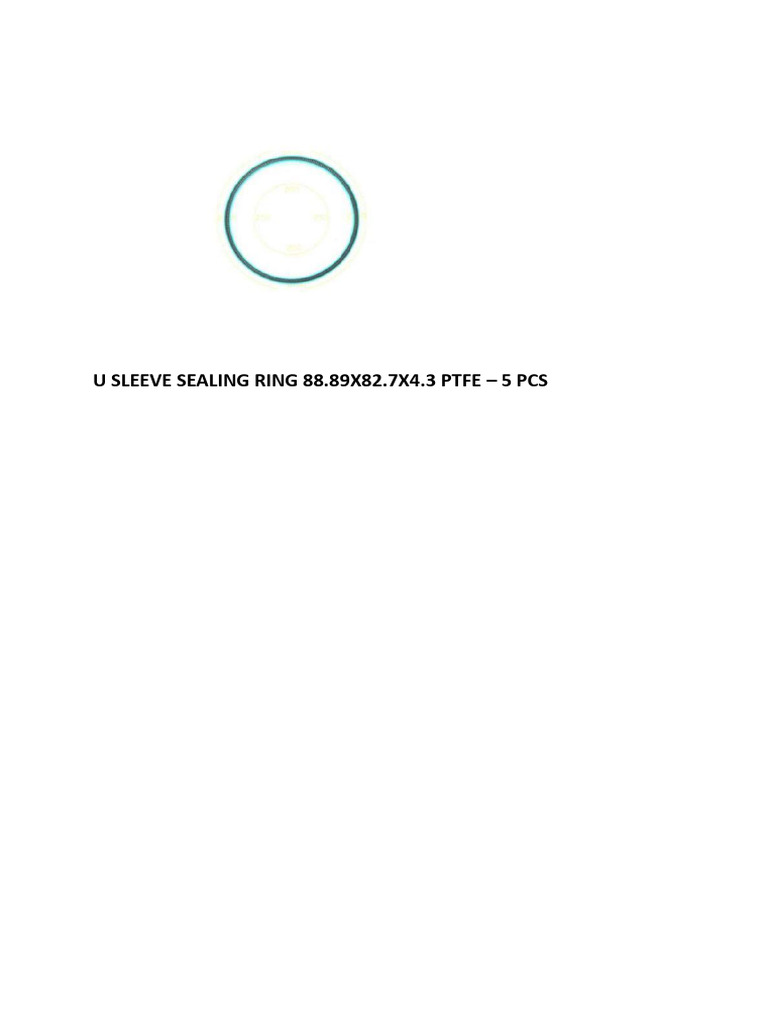 U Sleeve Sealing Ring 88 | PDF