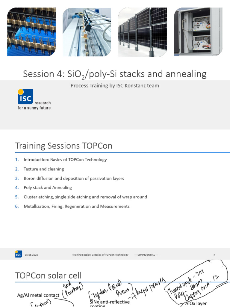 Session4 Poly-Si Stacks and Annealing | PDF | Solar Cell | Doping ...