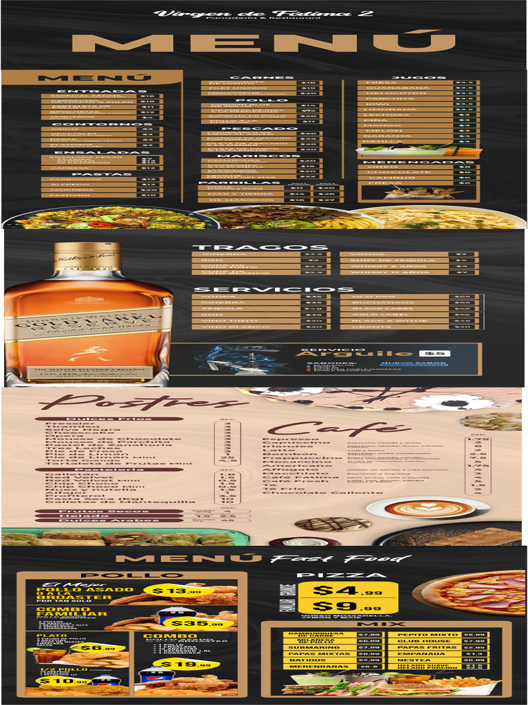 Menu Fatima | PDF