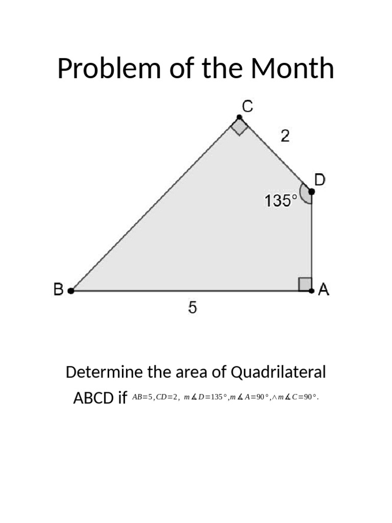 October 2025 Problem of The Month | PDF