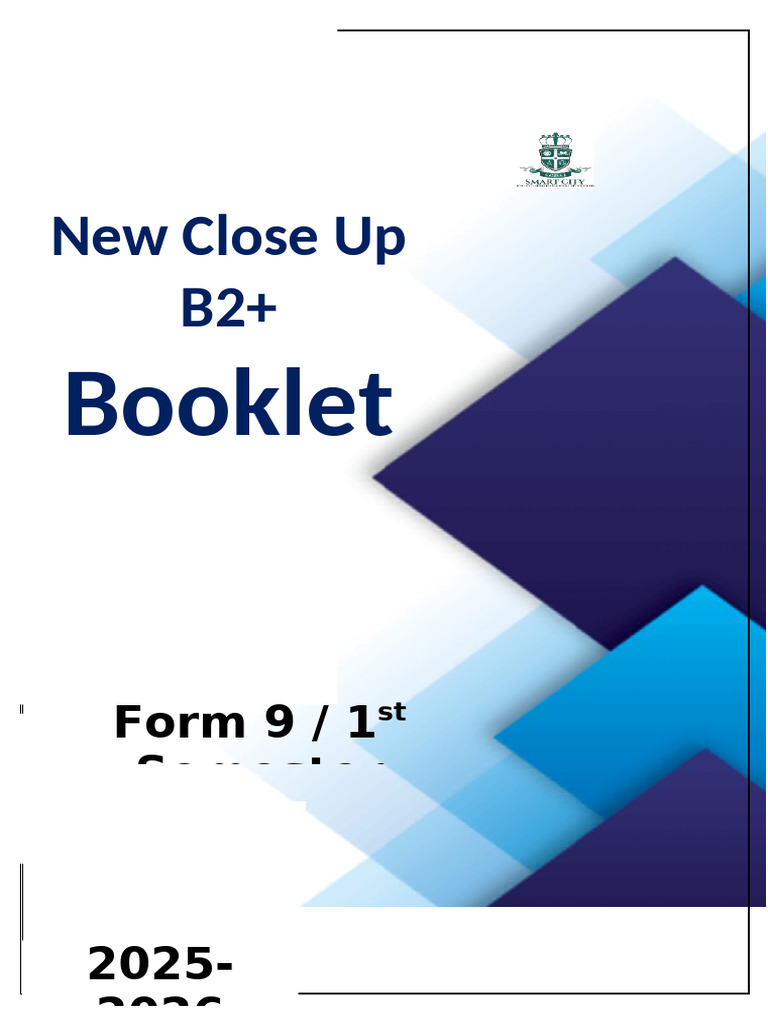 Form 9 Booklet 1st Term 2025-2026 | PDF | Language Mechanics | Syntax