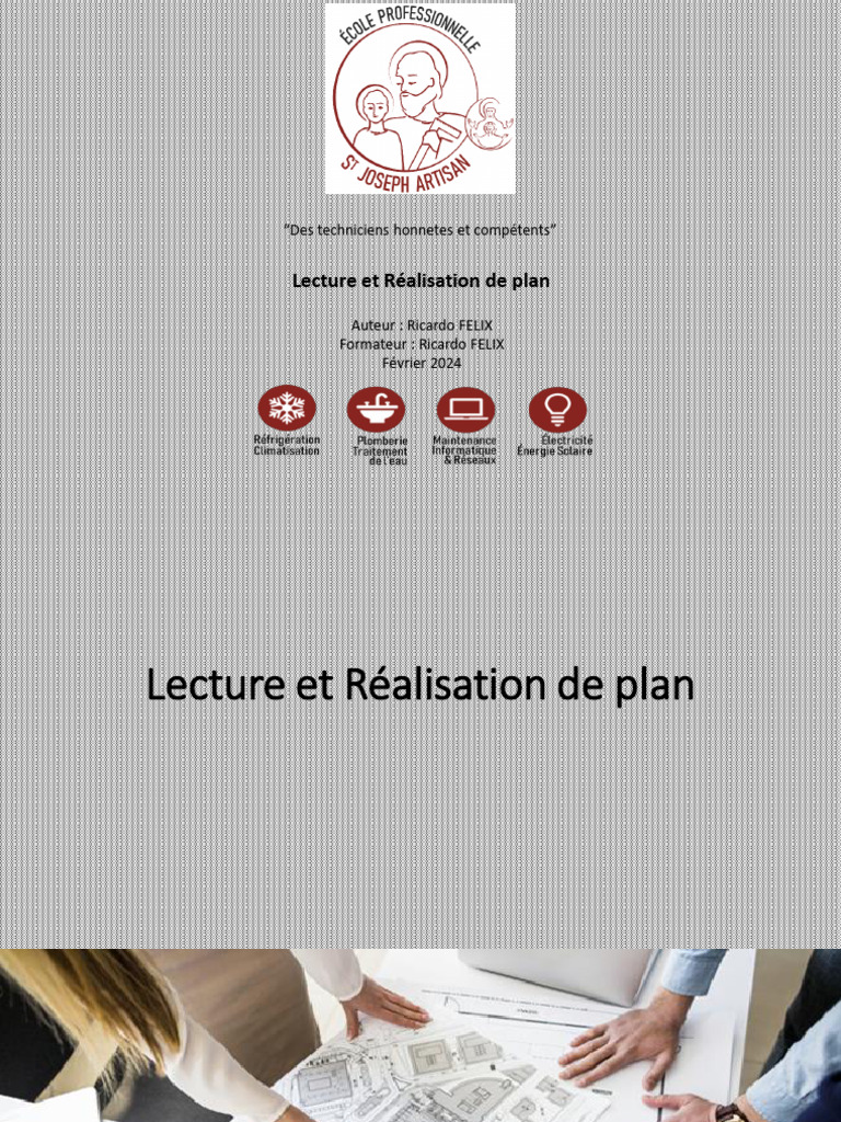 Lecture et Réalisation de Plans Techniques | PDF | Dessin technique ...