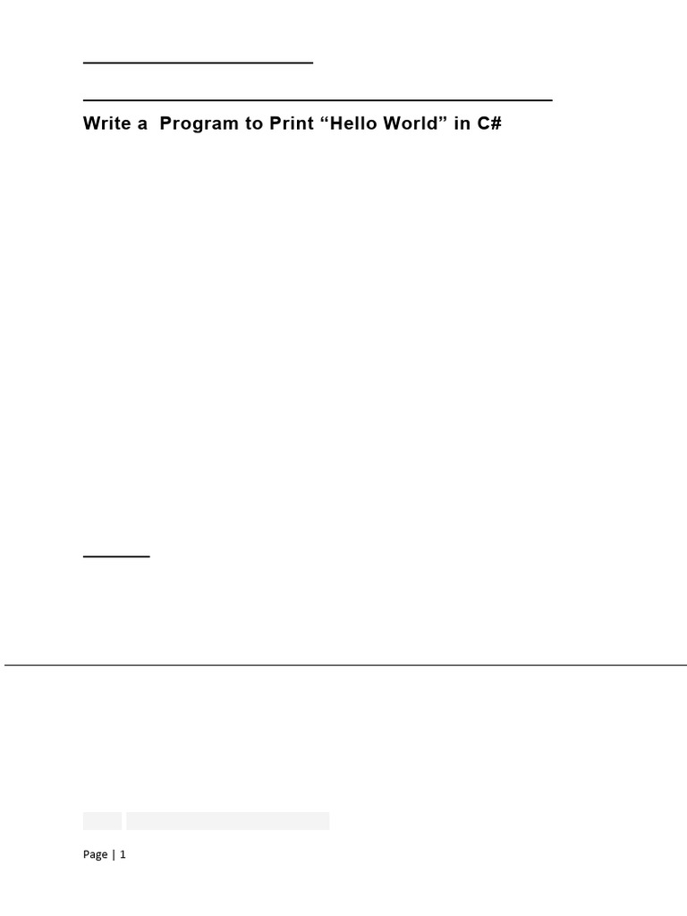 Practical 2 Year | PDF | C Sharp (Programming Language) | Computer ...