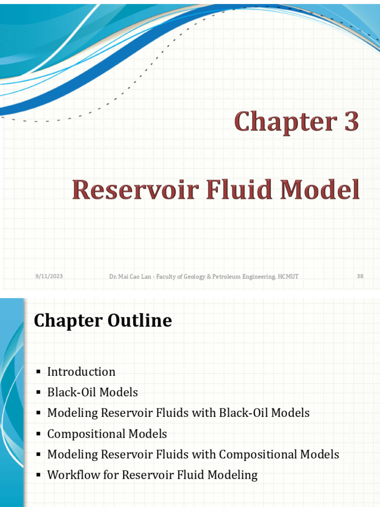Reservoir Fluid Model | PDF | Petroleum Reservoir | Phase (Matter)