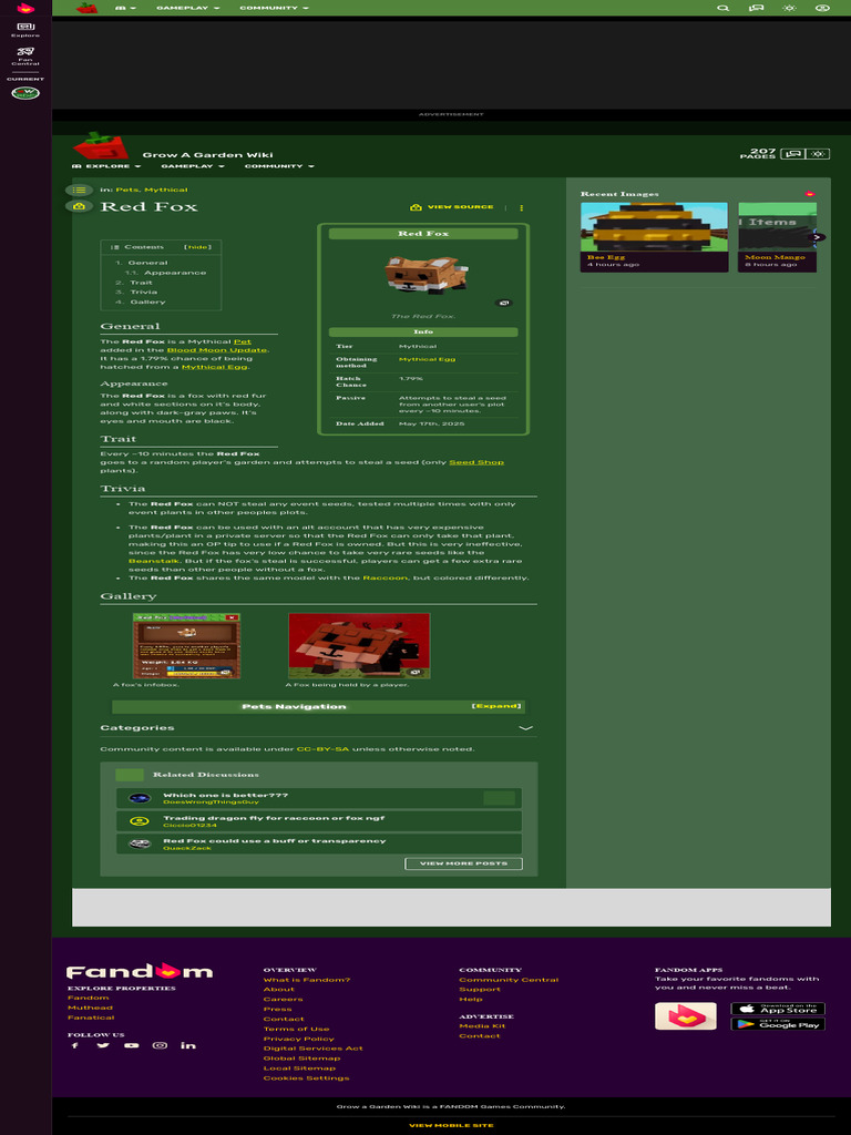 Red Fox: Mythical Pet Guide | PDF | Fox