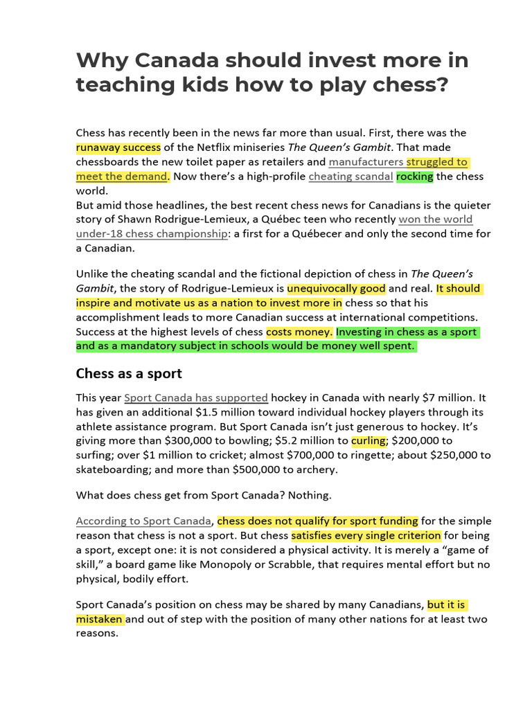 Chess | PDF | Chess | Abstract Strategy Games