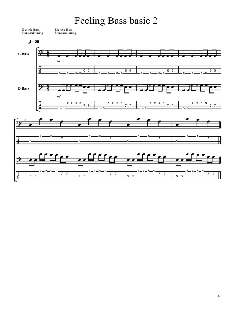 Feeling Bass Basic 2 | PDF