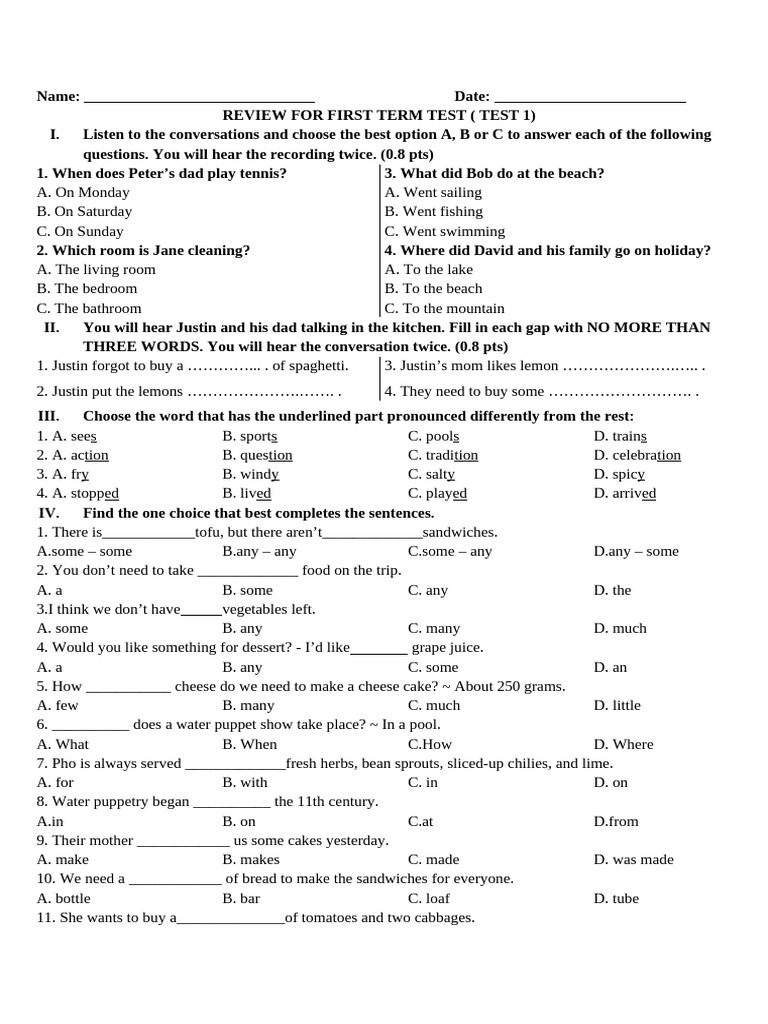First Term Test Review Questions | PDF | Graffiti | Internet