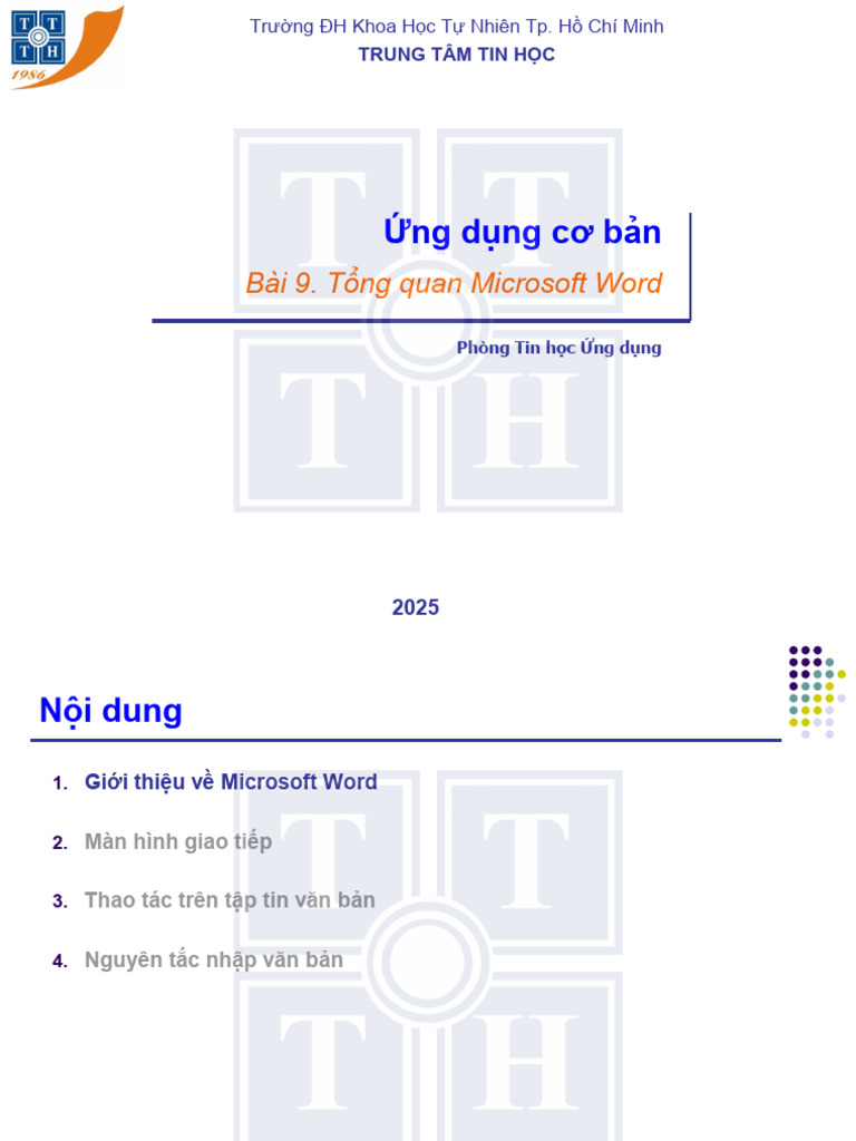 Tong Quan Ms Word | PDF