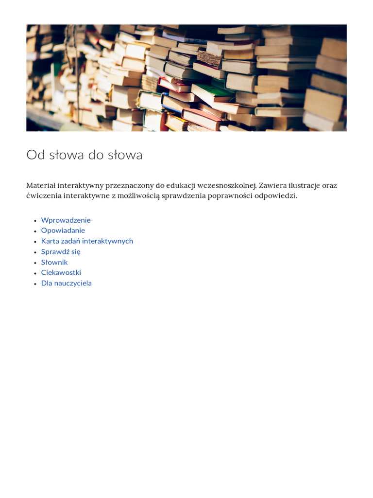 Od Slowa Do Slowa | PDF
