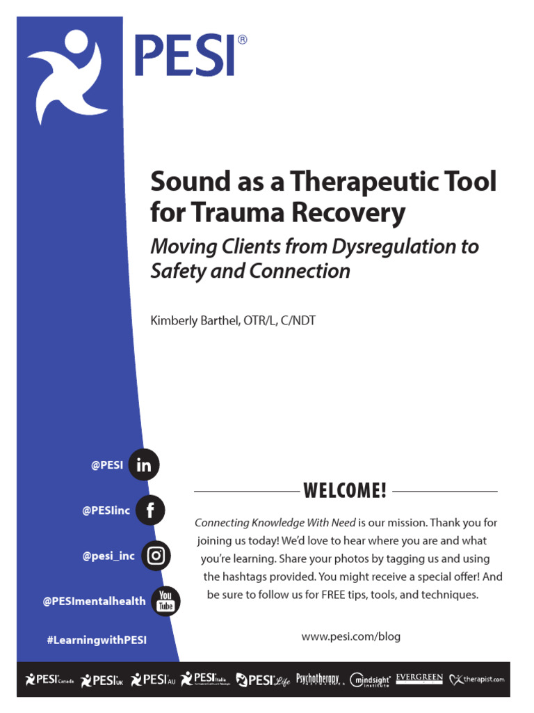 Sound Therapy for Trauma Recovery | PDF | Ear | Auditory System