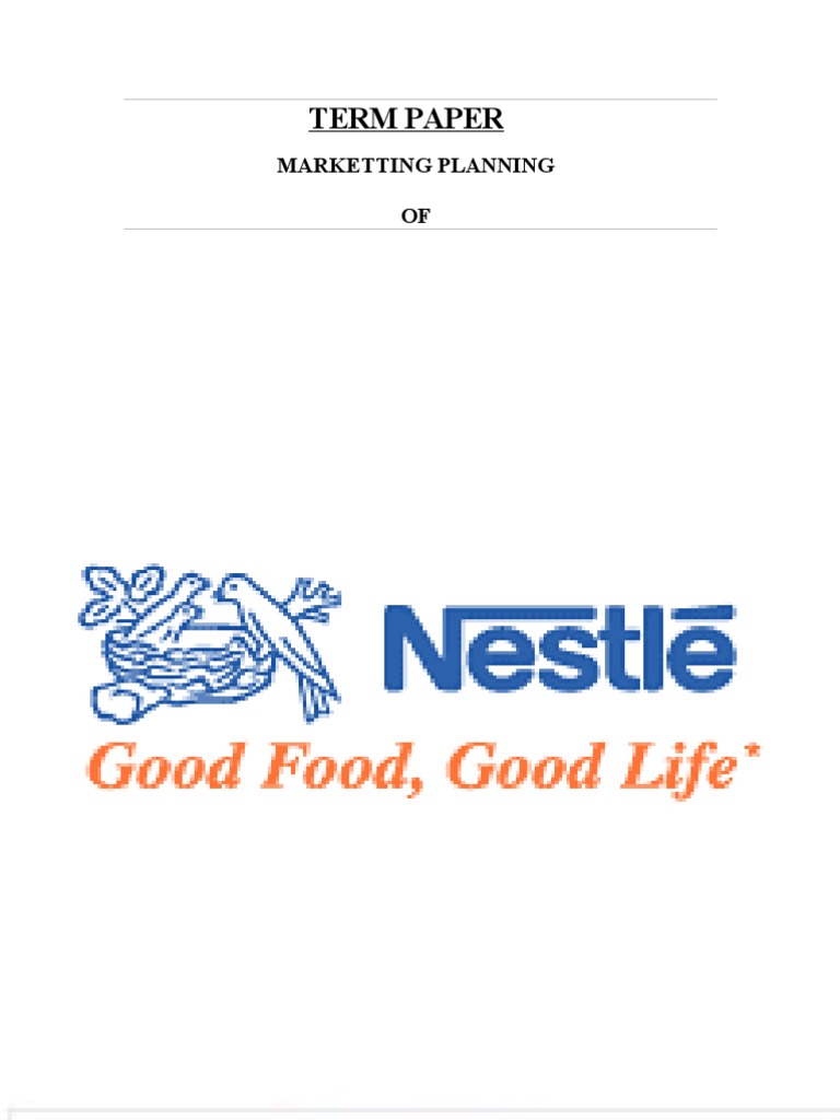 Term Paper: Marketting Planning | PDF | Marketing | Strategic Management