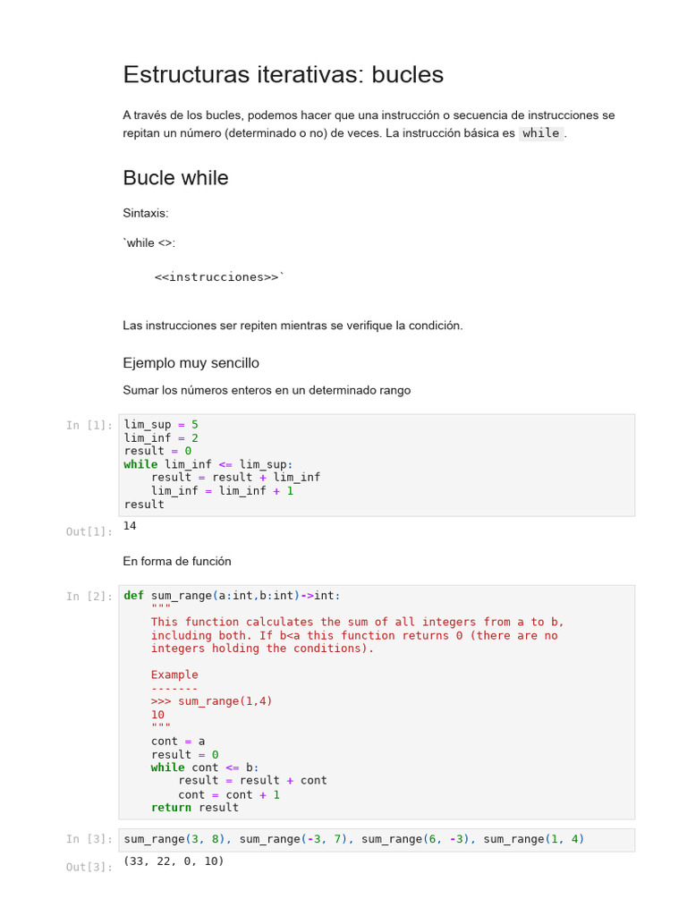 3. Bucles | PDF | Programación de computadoras | Ingeniería de software