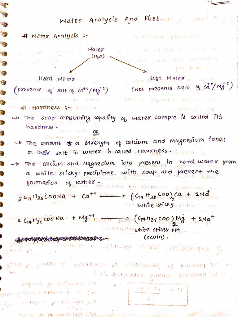 Unit 4 Water and Fuel | PDF