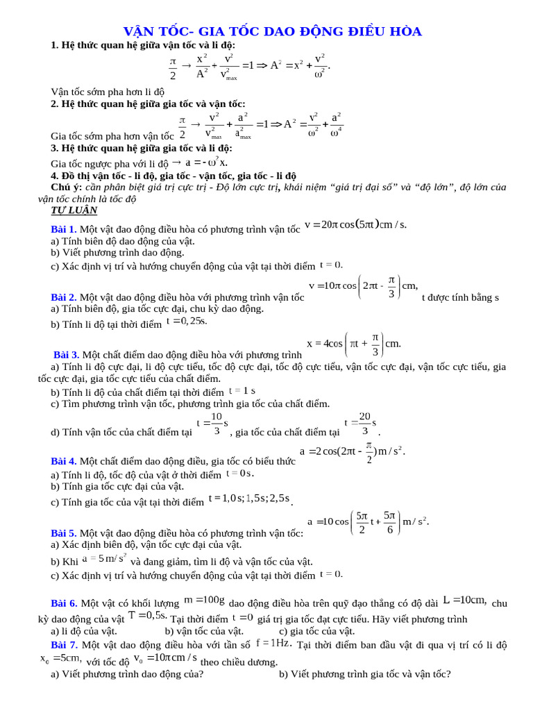 Van Toc - Gia Toc TT | PDF