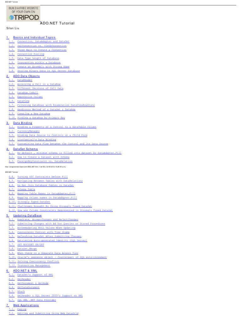 Tutorial | PDF | Database Transaction | Databases