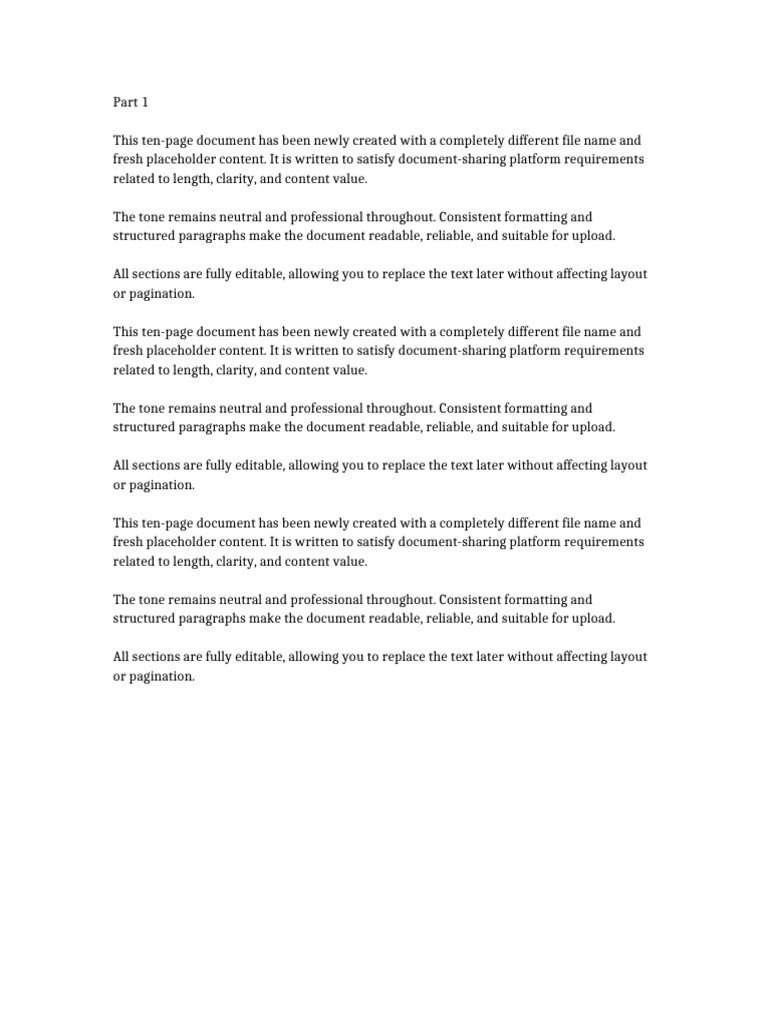 Ten Page Ready Content v28 | PDF | Page Layout | Paragraph