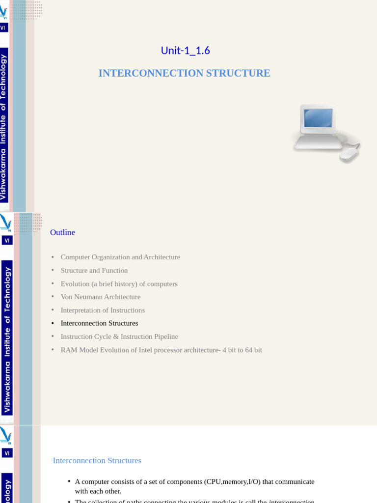 Unit1 1.6 Inter Structure | PDF | Central Processing Unit | Input/Output