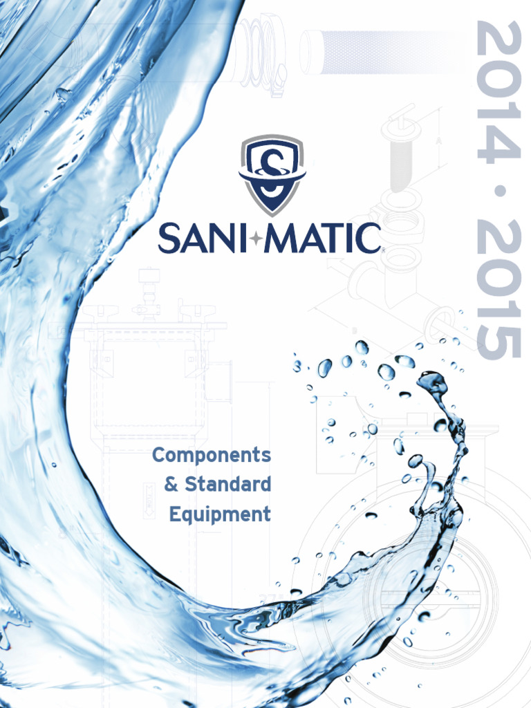 Sani-Matic Equipment and Strainers Guide | PDF | Washing Machine ...