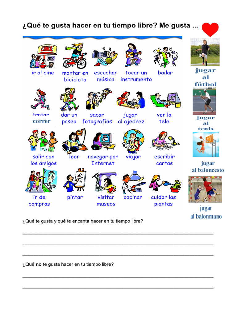 Ficha 3 - Me Gusta | PDF