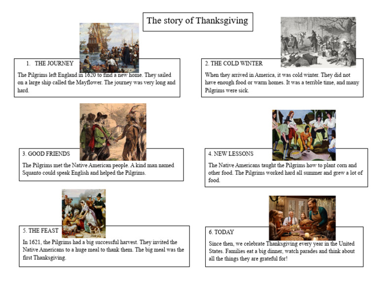 The Story of Thanksgiving | PDF