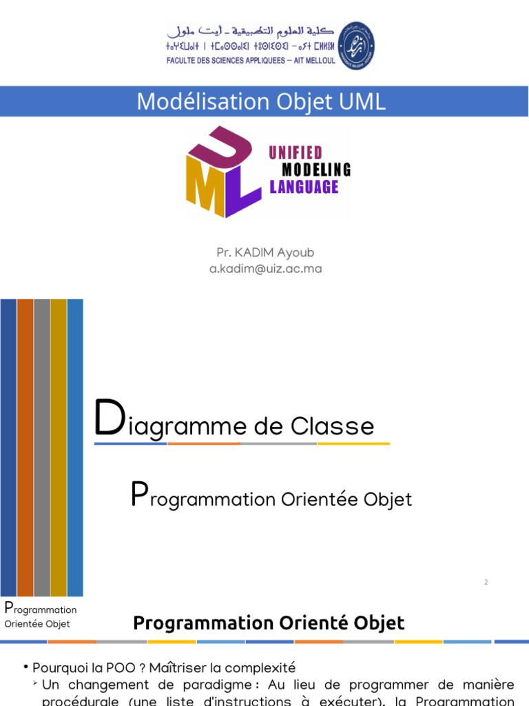 Uml Poo | PDF | Classe (informatique) | Programmation orientée objet