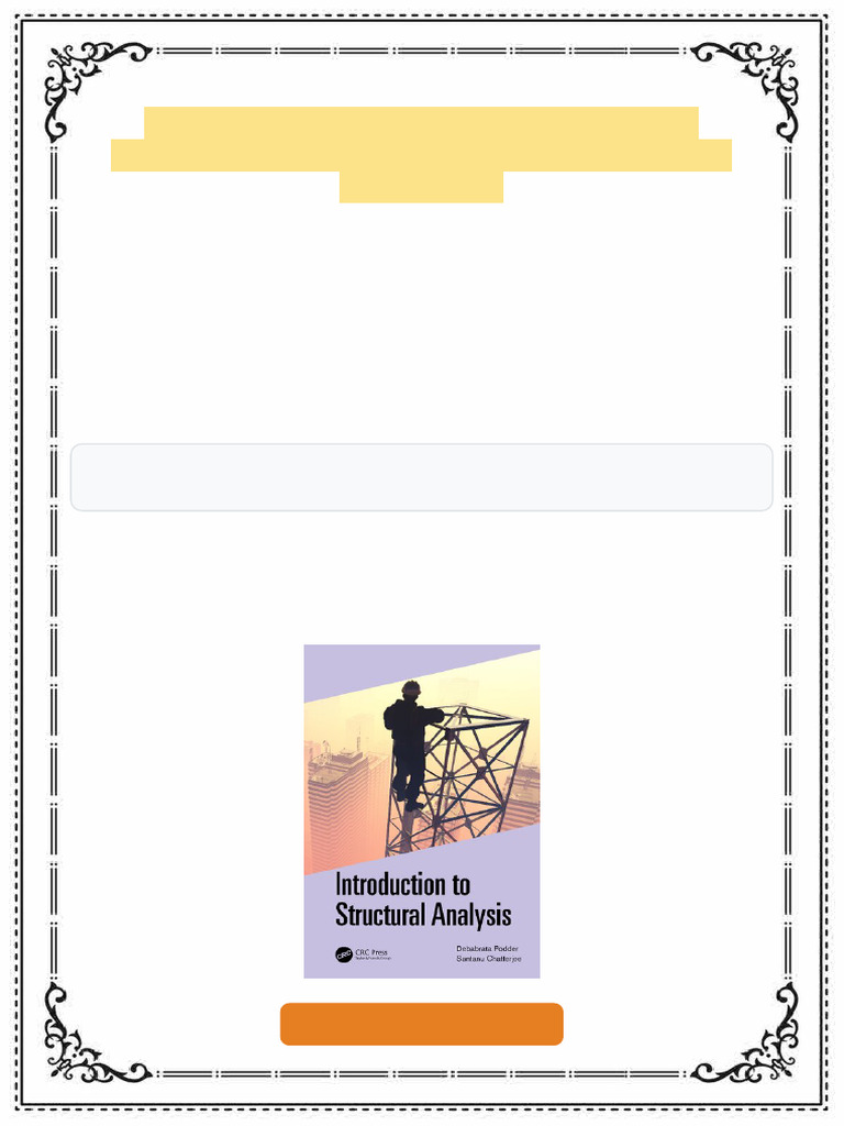 Introduction to Structural Analysis 1st Edition Podder eBook beta ...