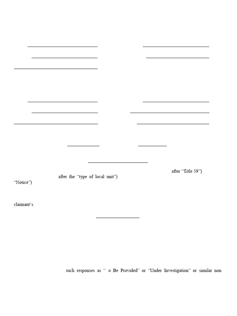 2020-Notice-of-Tort-Claim | PDF | Witness | Justice
