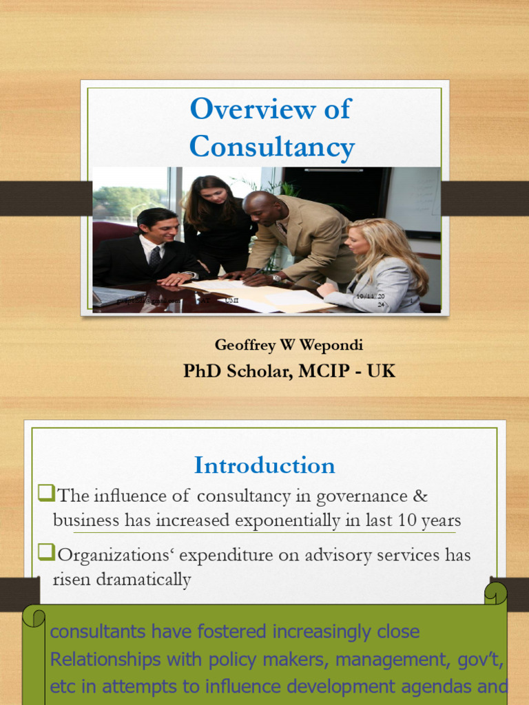 Understanding Consultancy Roles and Processes | PDF | Consultant | Skill
