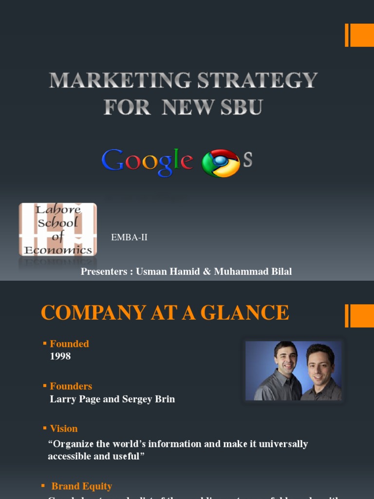 Marketing Strategy of Google | PDF | Android (Operating System ...