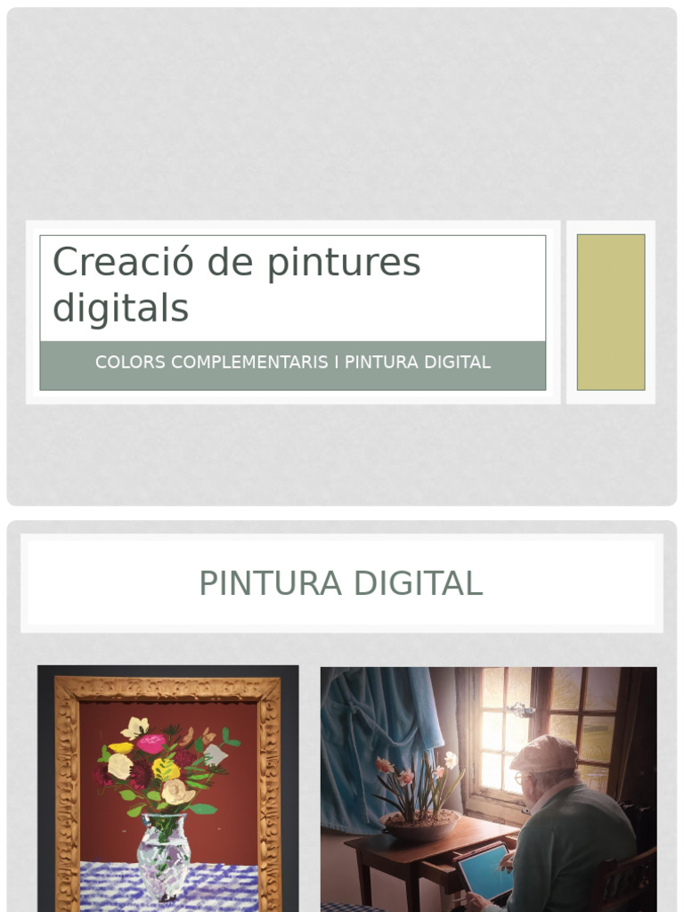 Projecte Pintures Digitals | PDF