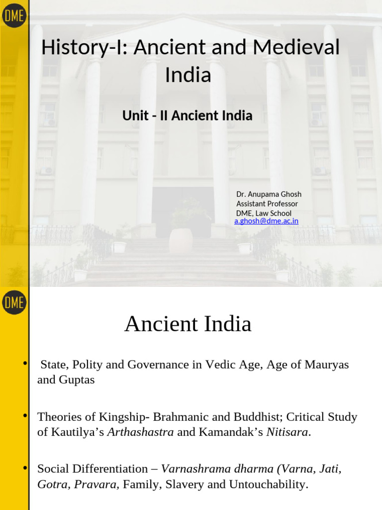 History - Unit II-1 | PDF | Vedas