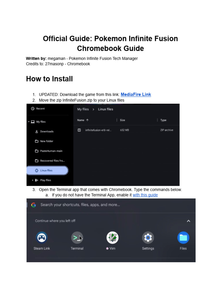 Chromebook Guides | PDF