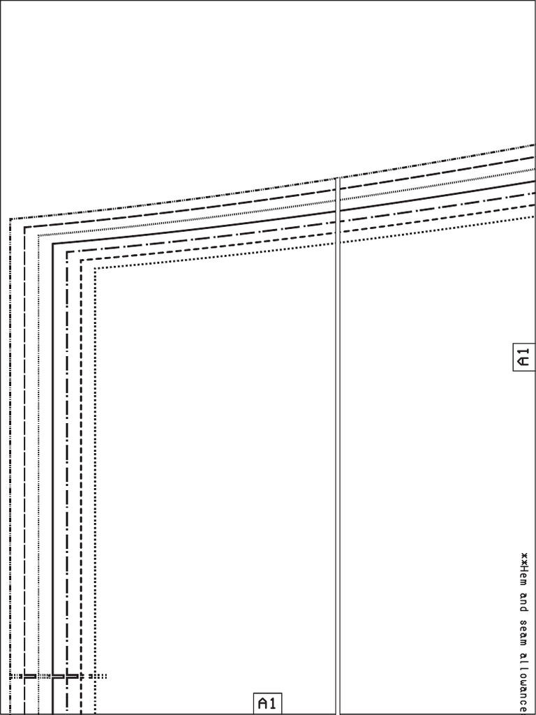 Sewing Pattern UP1074: XS-XL Guide | PDF | Seam (Sewing) | Clothing