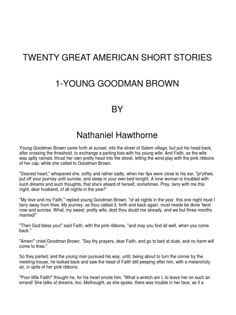 American Accent and Culture 20 American Short Stories 3 | PDF ...