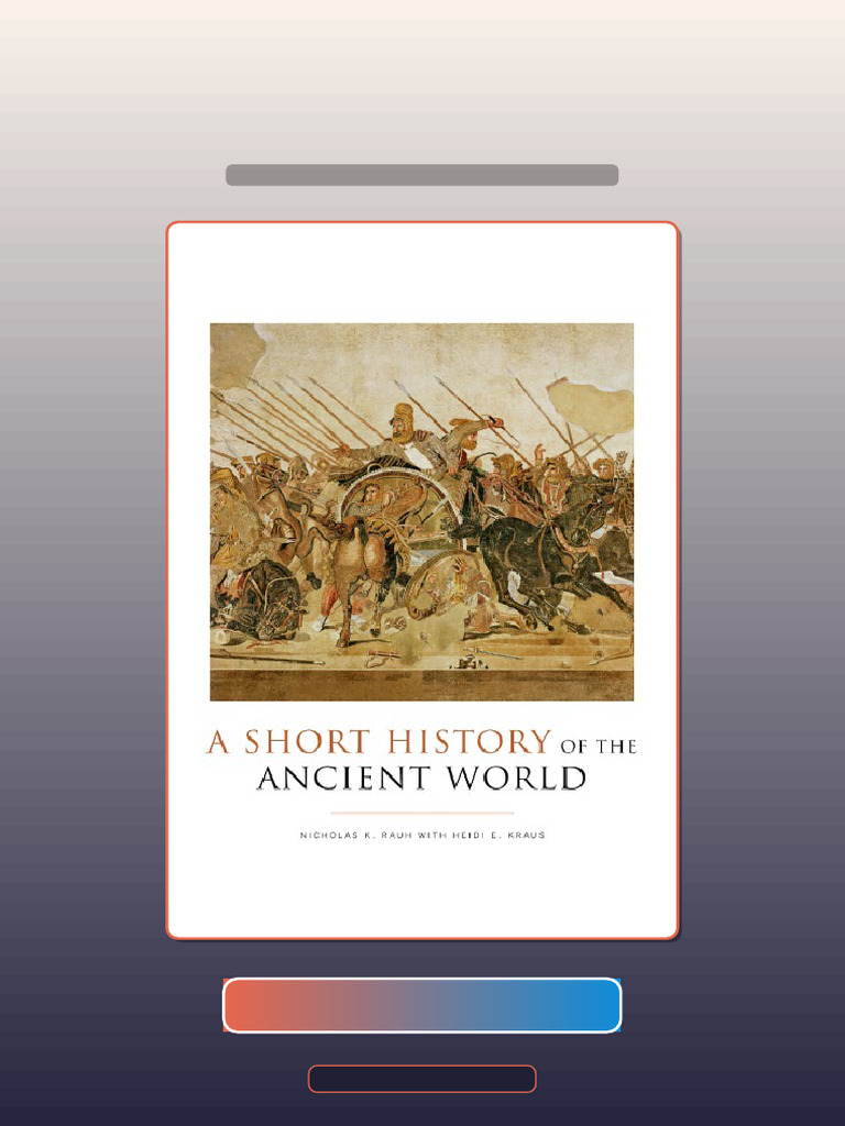 Test Bank For A Short History of The Ancient World 1st Edition Nicholas ...