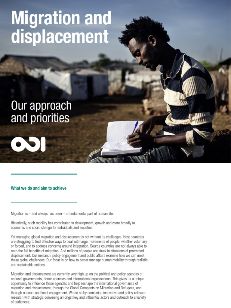 Managing Migration and Displacement Challenges | PDF | Human Migration ...