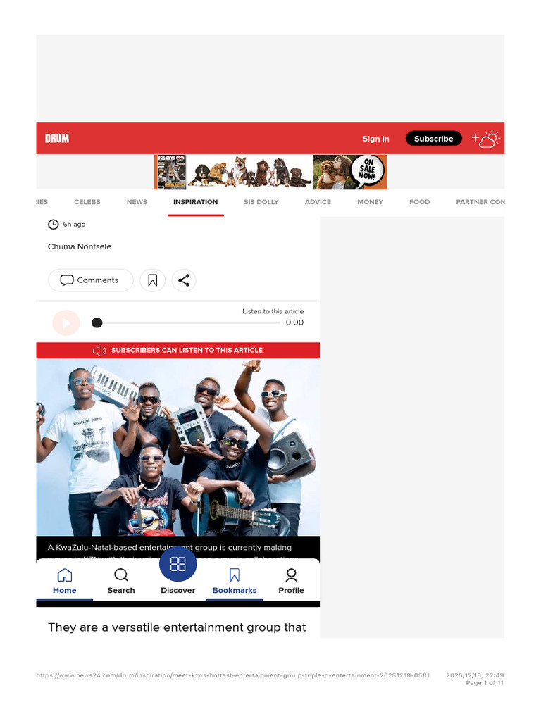 Meet KZN's Hottest Entertainment Group, Triple D Entertainment - News24 ...