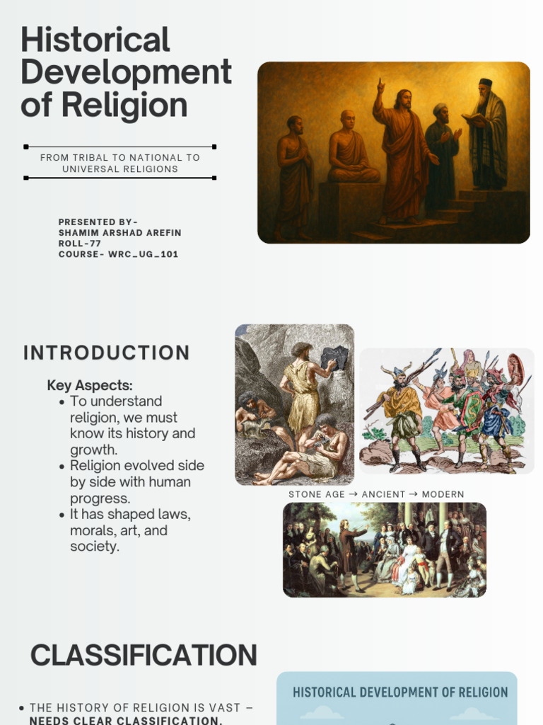 Historical Development of Religion | PDF | Monotheism | Deities