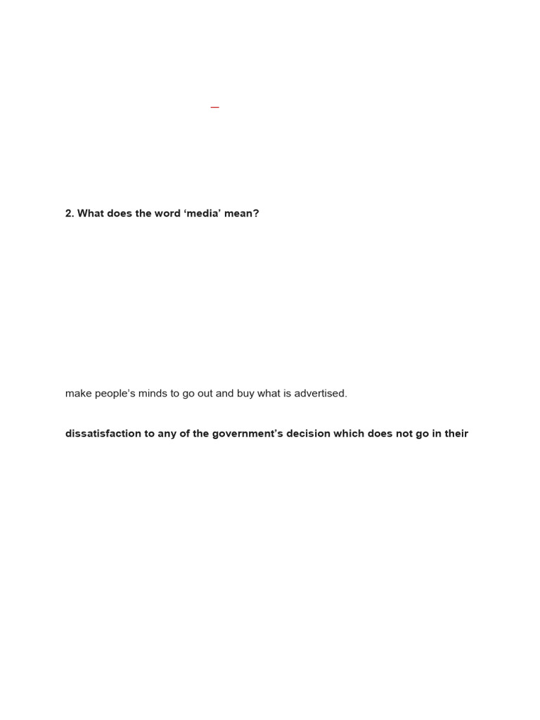 Class 7 SST Notes Chapter 6 - Understanding Media | PDF | Advertising ...