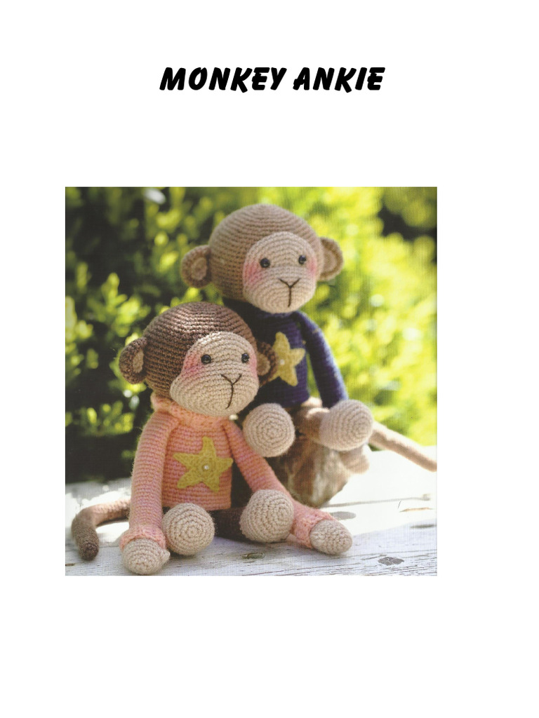 Monkey Ankie | PDF | Textile Arts