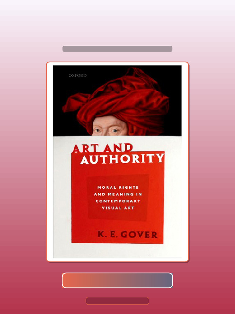 Test Bank for Testbank Art and Authority Moral Rights and Meaning in ...