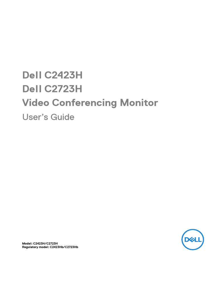 Dell c2423h Monitor Statement of Volatility-64046-20966988 | PDF | Usb ...