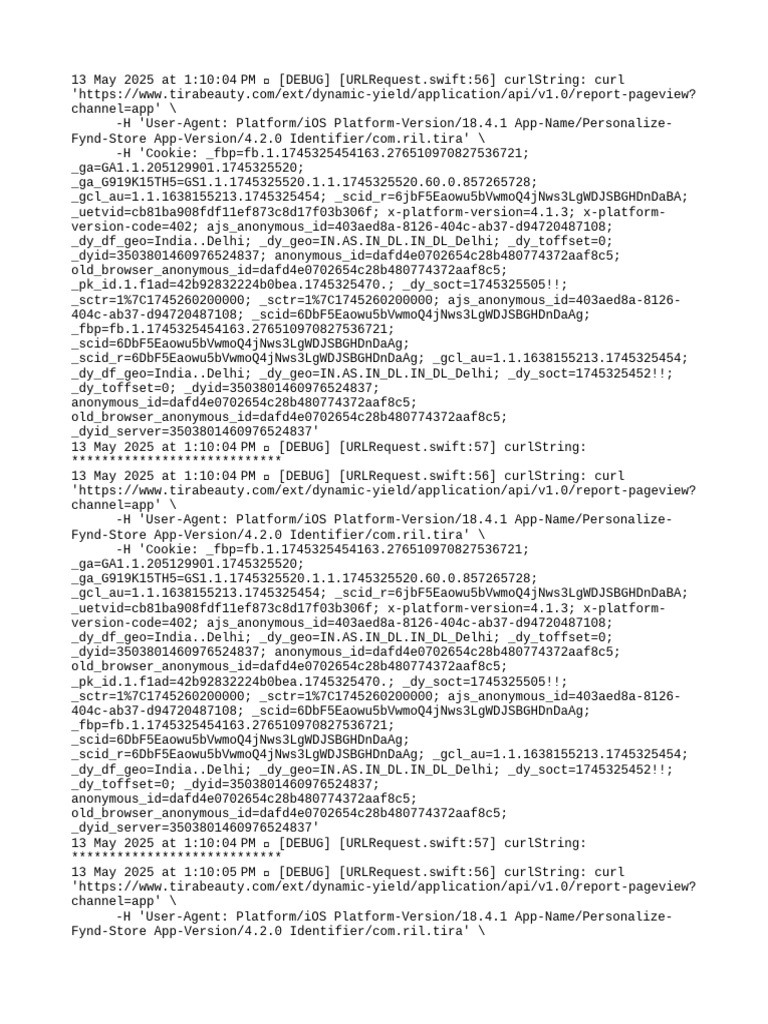 Logout Issue Logs2025!05!13 | PDF | Software | Internet Protocol Based Network Software